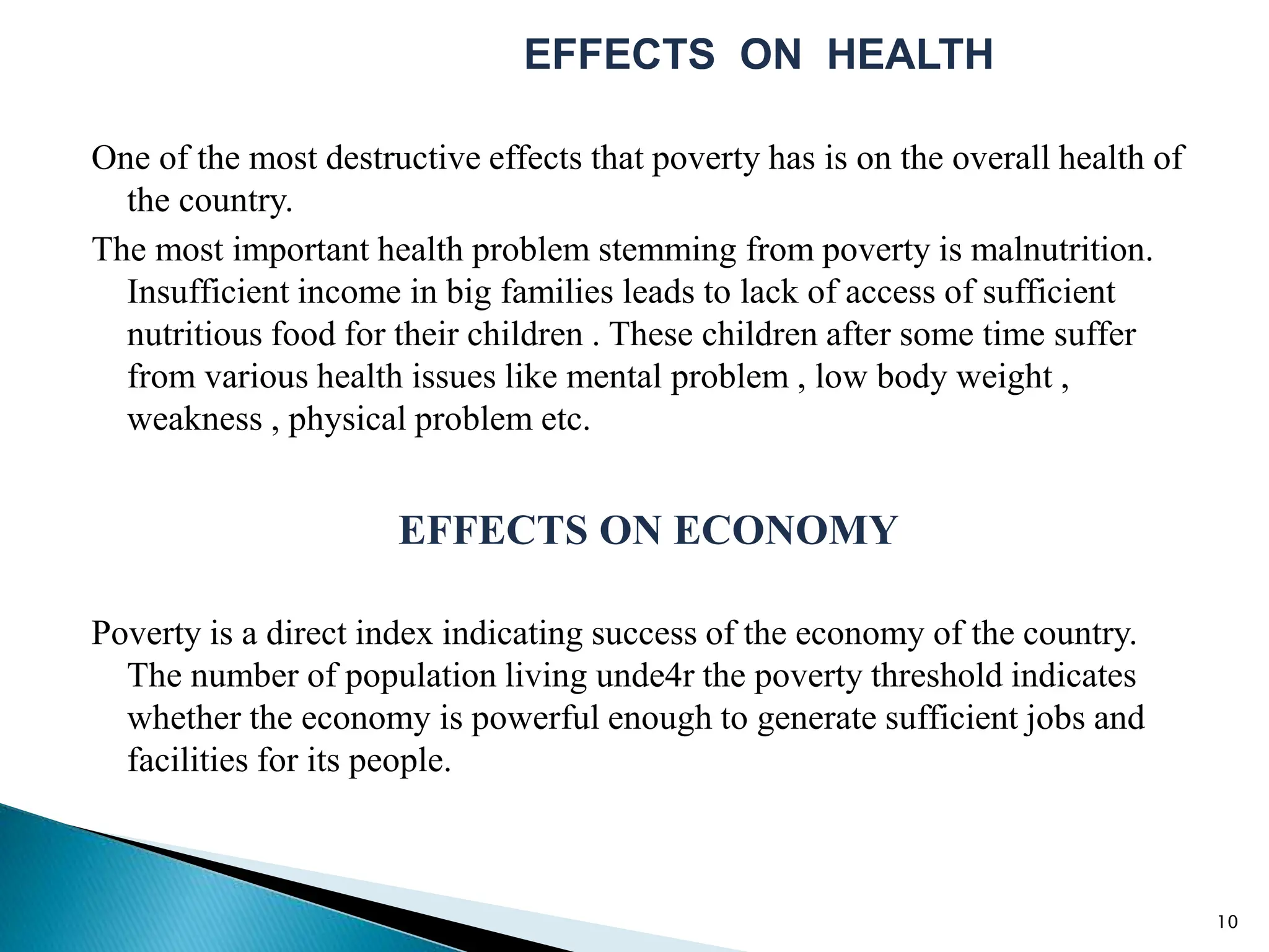 Poverty and health . Social and preventive pharmacy | PPTX