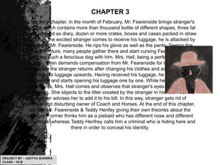 Invisible Man Hg wells English project | PPTX