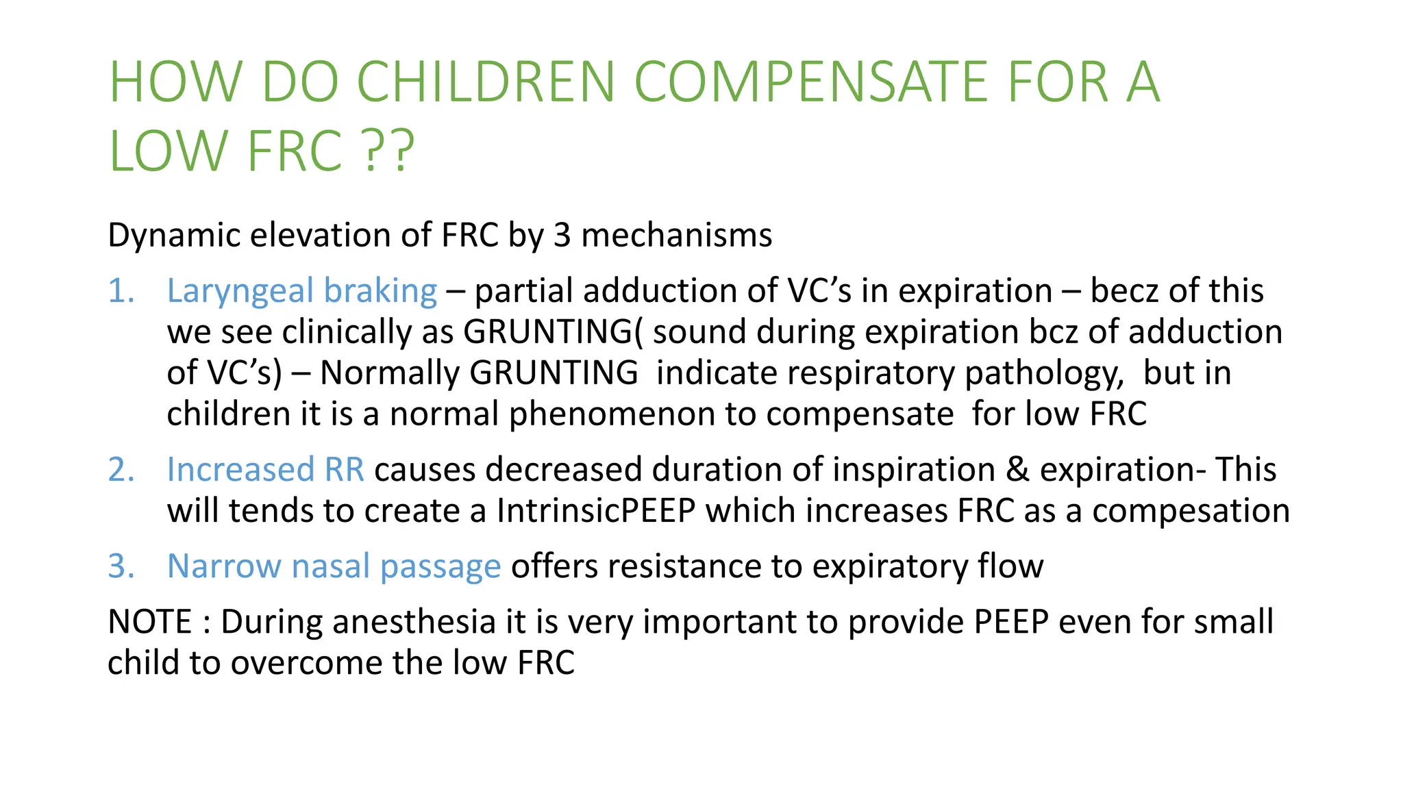 ANATOMY-PHYSIOLOGY AND IT'S IMPLICATIONS IN PEDIATRIC ANESTHESIA by Dr ...