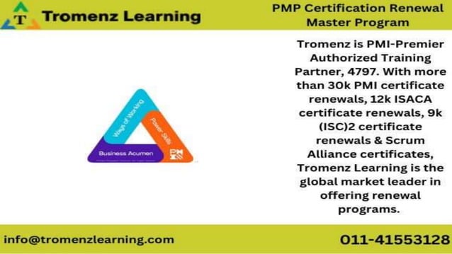 PMP Certification Renewal Master Program | PPT