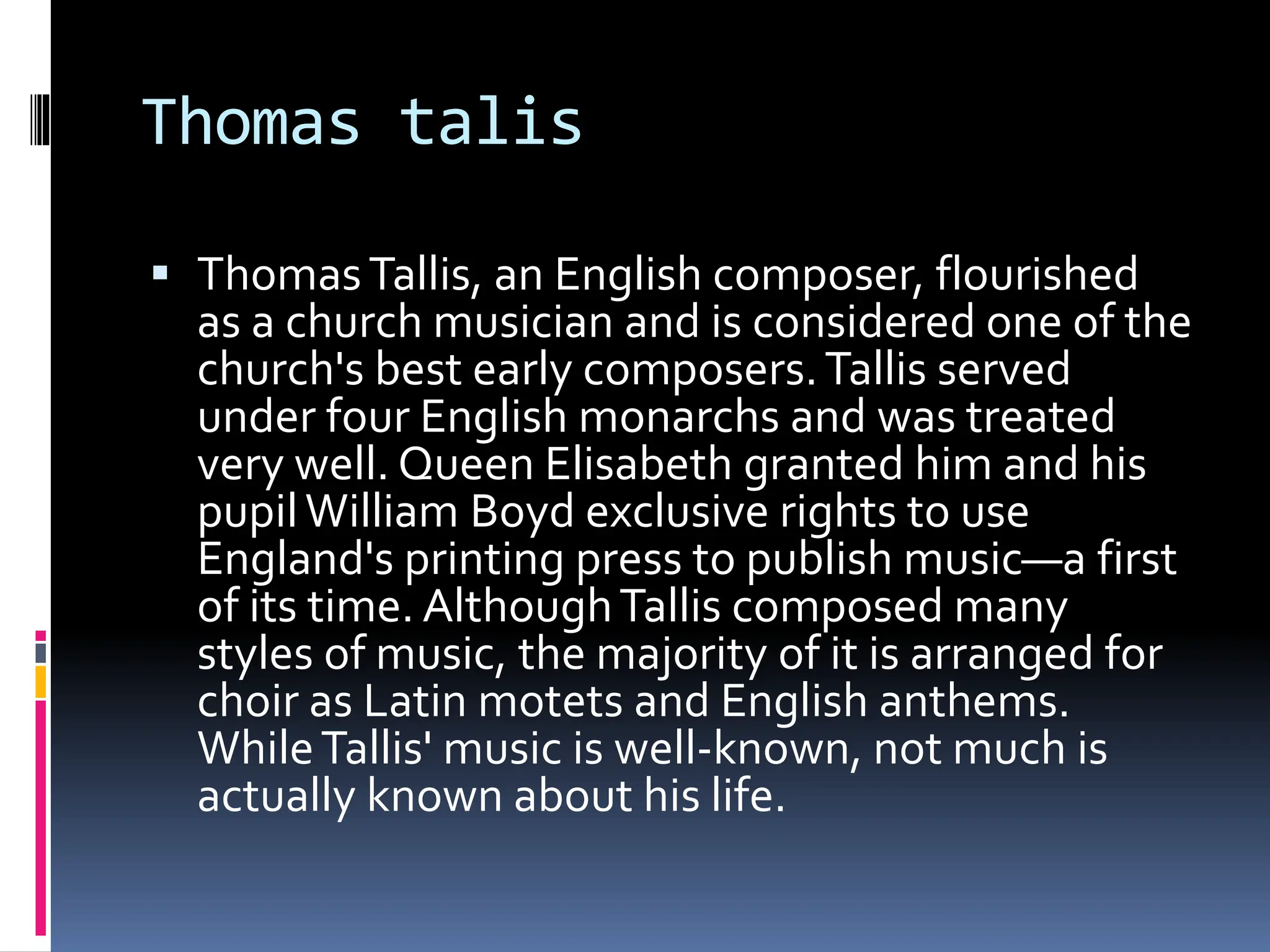 Famous composers of the renaissance period | PPTX