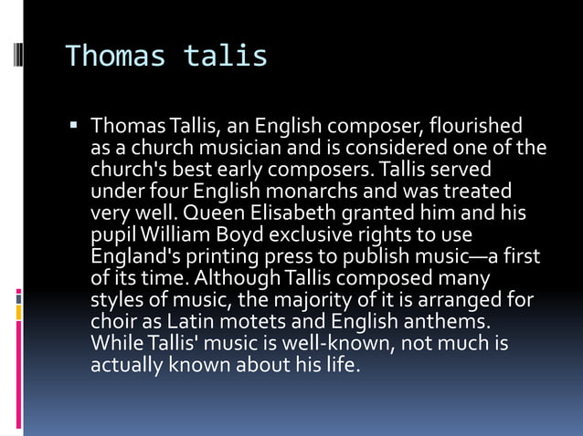 Famous composers of the renaissance period | PPTX