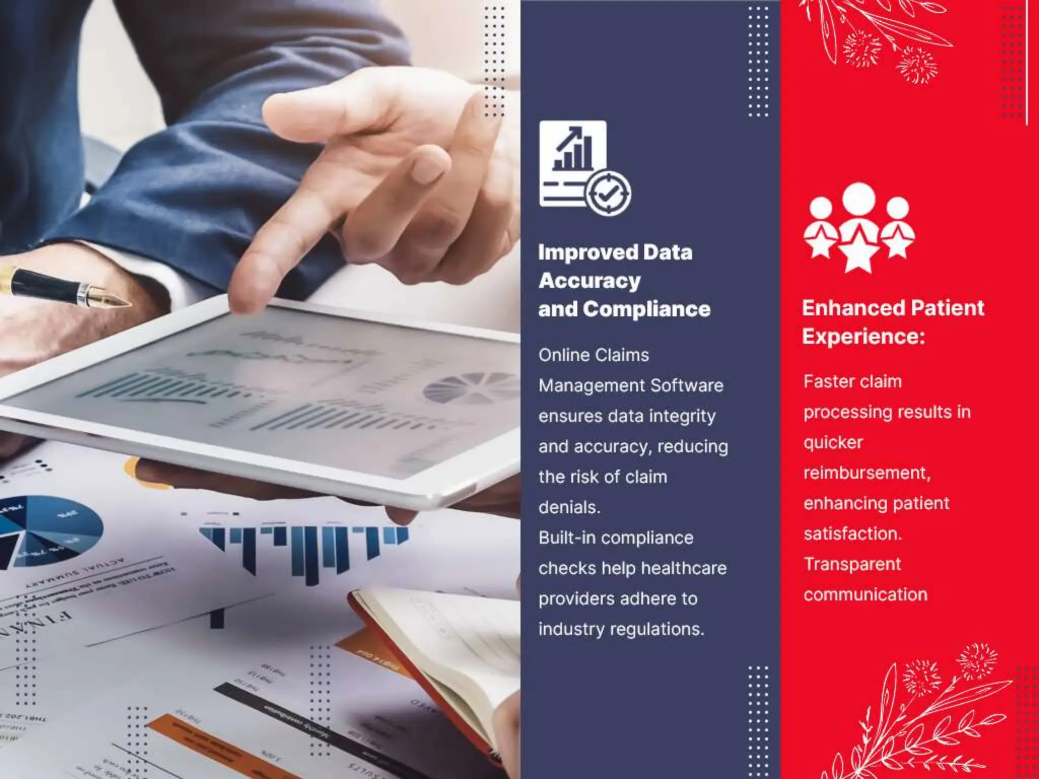 Online Claim Management System in Healthcare Business- DataGenix | PPTX