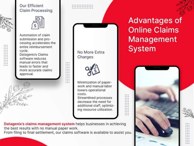 Online Claim Management System in Healthcare Business- DataGenix | PPTX