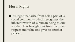 Basic theories framework in ethics pptx. | PPTX