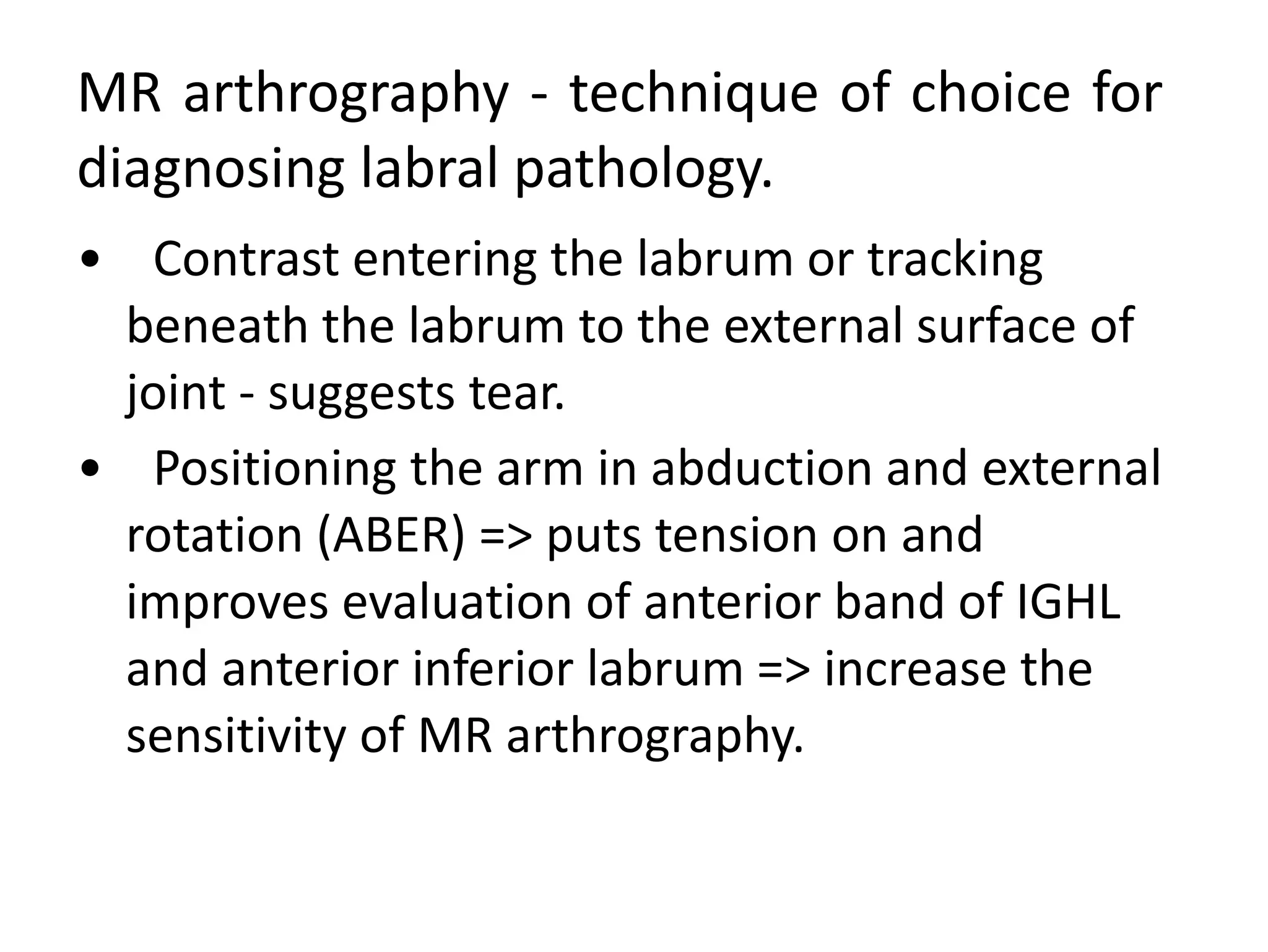 shoulder pathologies MRI: basic anatomy and MRI scans | PPTX