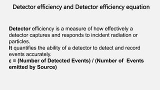 measurement of detector efficiencyPresentation1.pptx