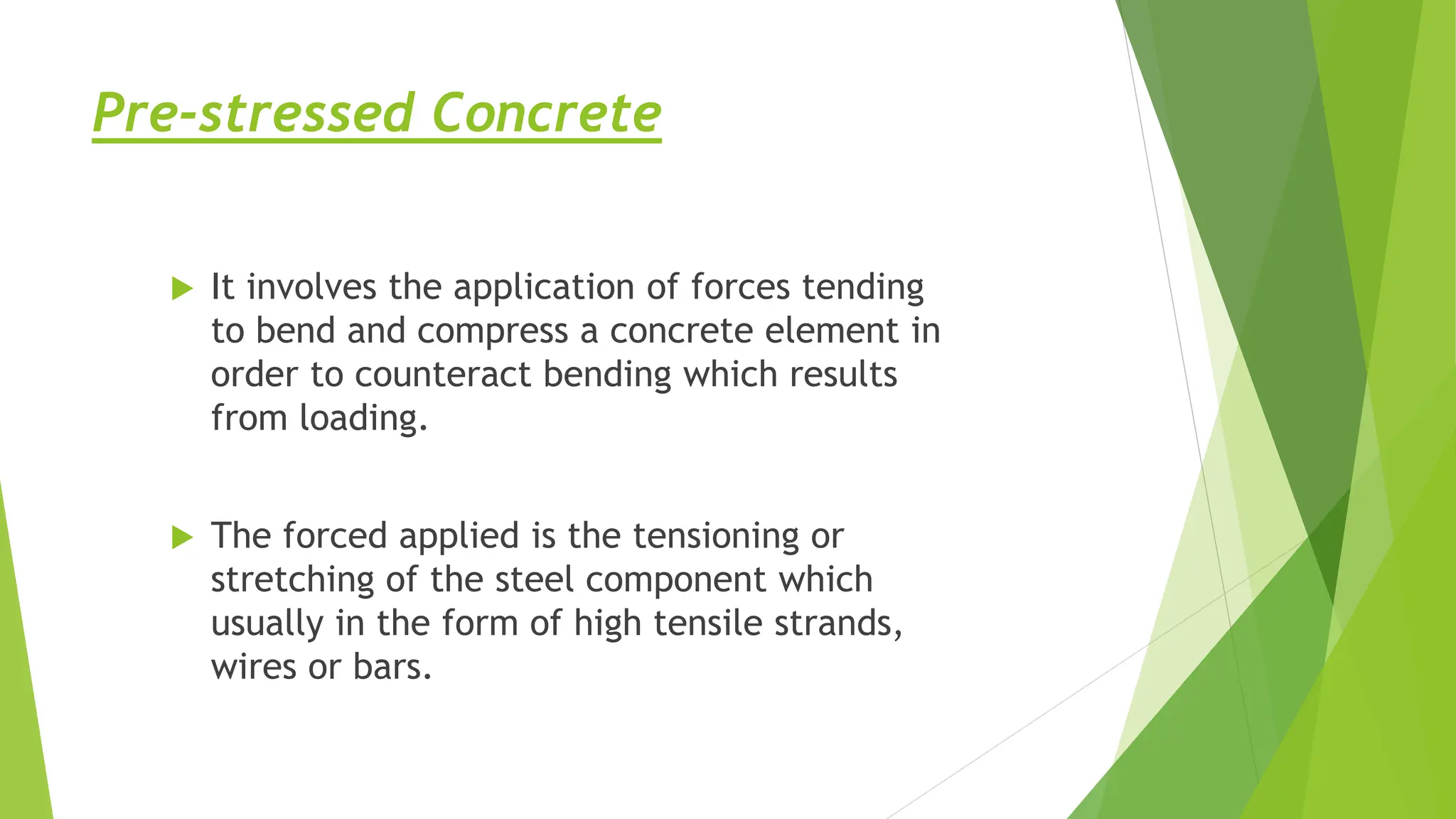 Prestressed concrete members and the assumption | PPTX