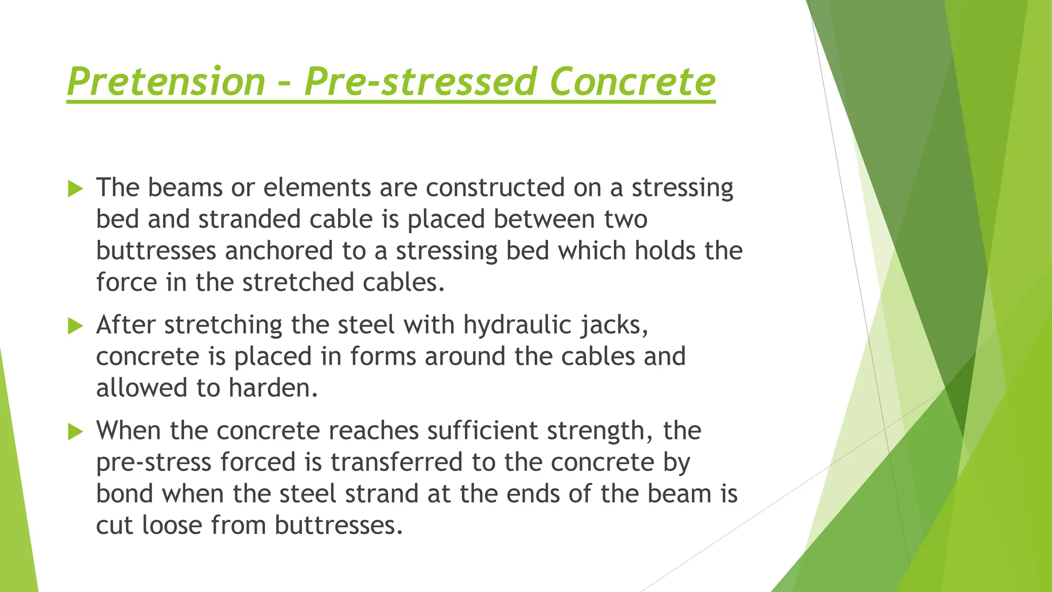 Prestressed concrete members and the assumption | PPTX