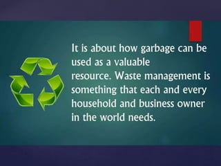type of waste management and treament, conclusion | PPT