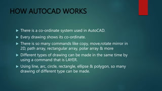Power point Presentation on AutoCAD And NX software | PPT