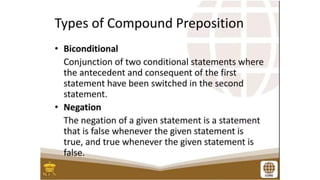 proposition and symbols - GENERAL MATHEMATICS | PPTX