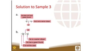 proposition and symbols - GENERAL MATHEMATICS | PPTX