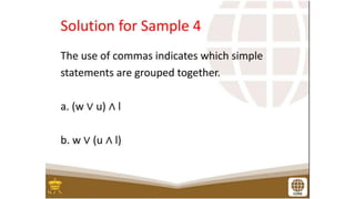 proposition and symbols - GENERAL MATHEMATICS | PPTX