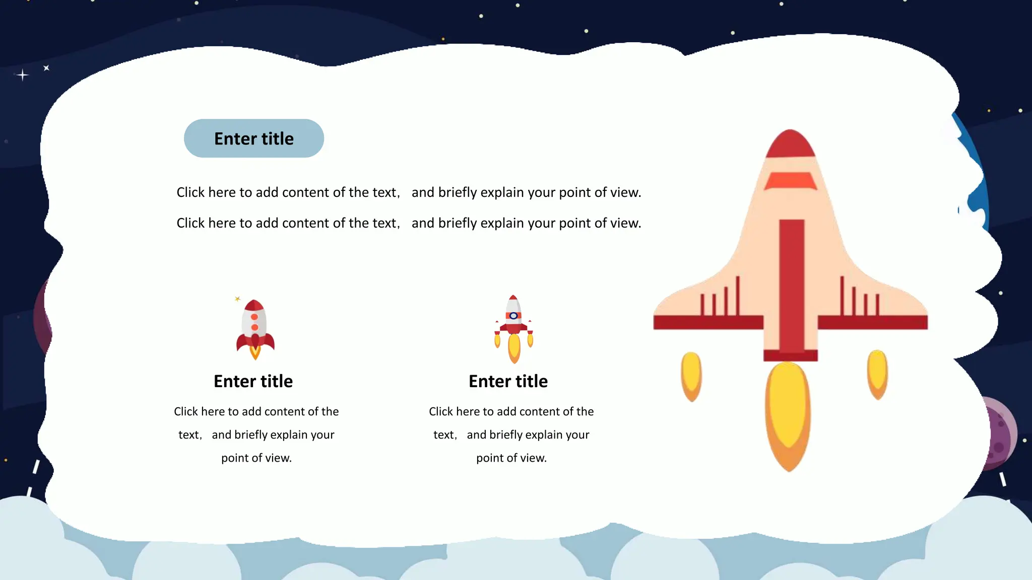 power point template constellations ctto | PPT