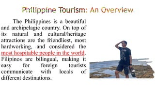 Philippine tourisim, geography and culture.pptx