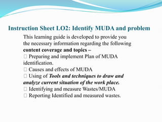 Preventing and eliminating muda and waste | PPTX
