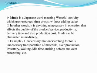 Preventing and eliminating muda and waste | PPTX