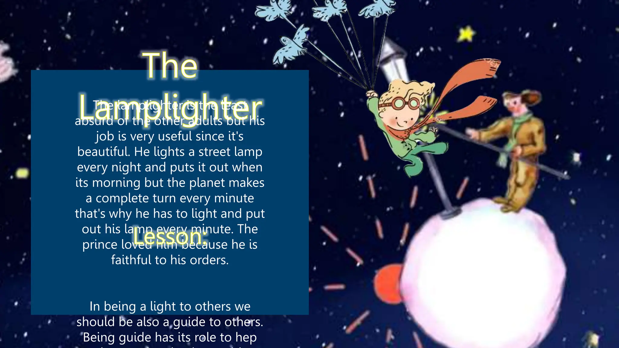 The Little Prince PowerPoint Presentation on the characters of the ...