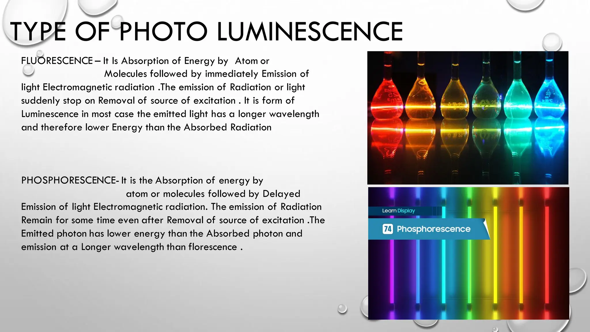 LUMINESCENCE PPT ON FULL ON DETAIL KNOWLEDGE | PDF