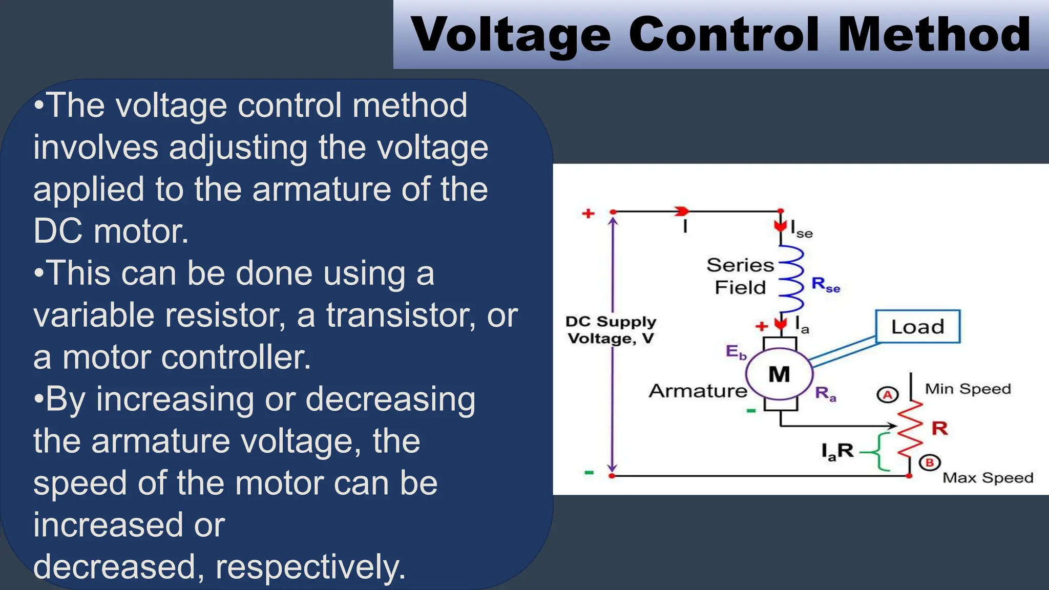 An Speed Control of DC Motor Presentation | PPT
