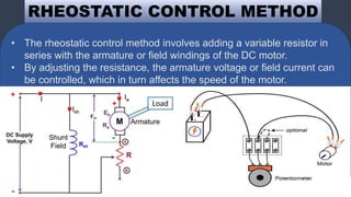 An Speed Control of DC Motor Presentation | PPT