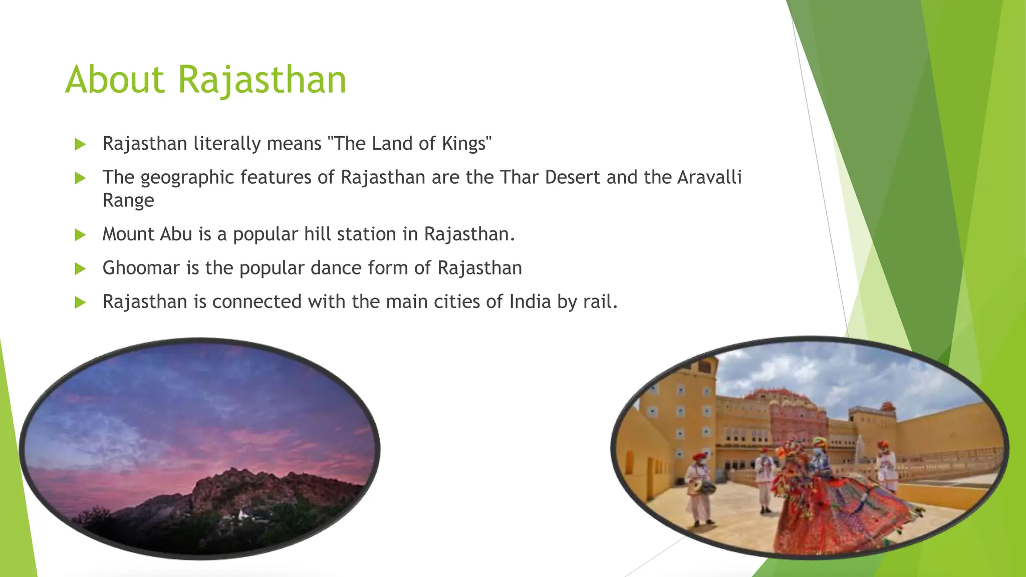 PPT ON STATE OF RAJASTHAN IN INDIA pptx | PPTX