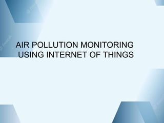 IoT presentation on Automation in Home Automation | PPT