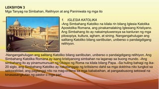 Mga Tanyag na Simbahan sa ating Pilipins | PPTX