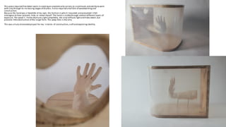 Presentation on studio art works for portfolio | PPT