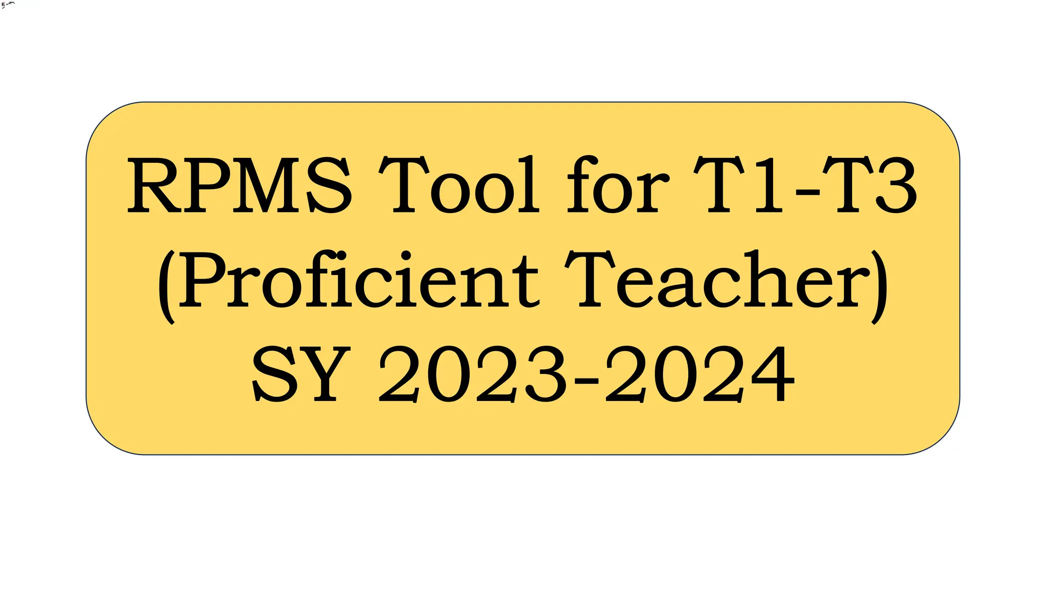 IPCRF/RPMS 2024 Classroom Observation tool is your access to the new ...