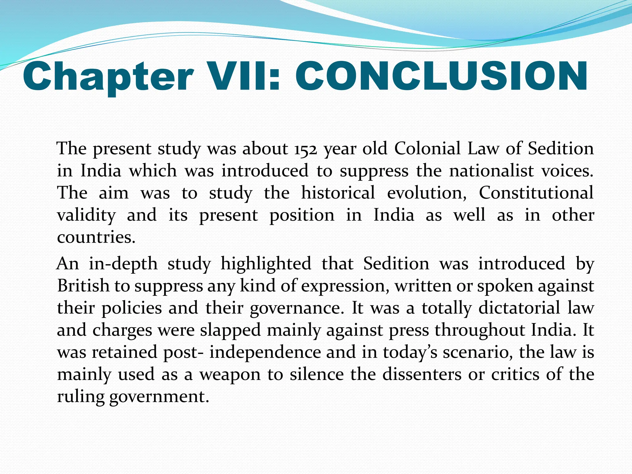 Presentation1.pptx on sedition is a good legal point | PPTX