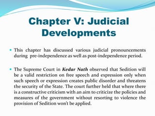 Presentation1.pptx on sedition is a good legal point | PPTX