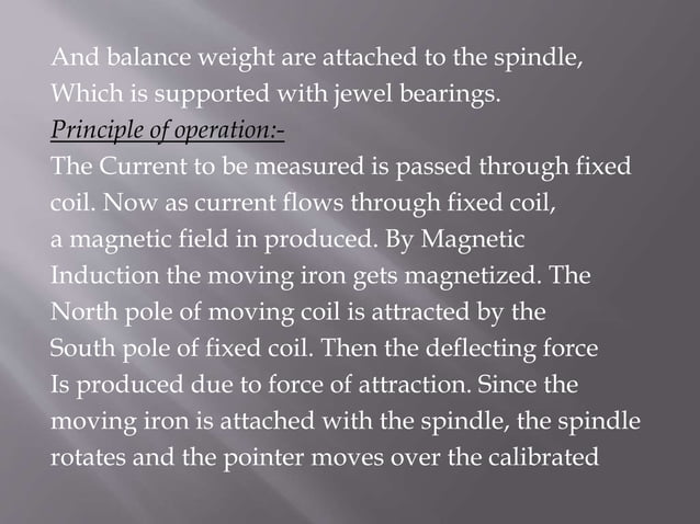 Presentation1.pptx_PMMC_Movingcoil_and_Moving iron | PPTX