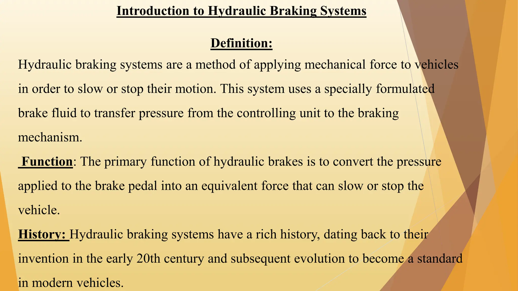 Hydraulic Braking system Presentation1.pptx