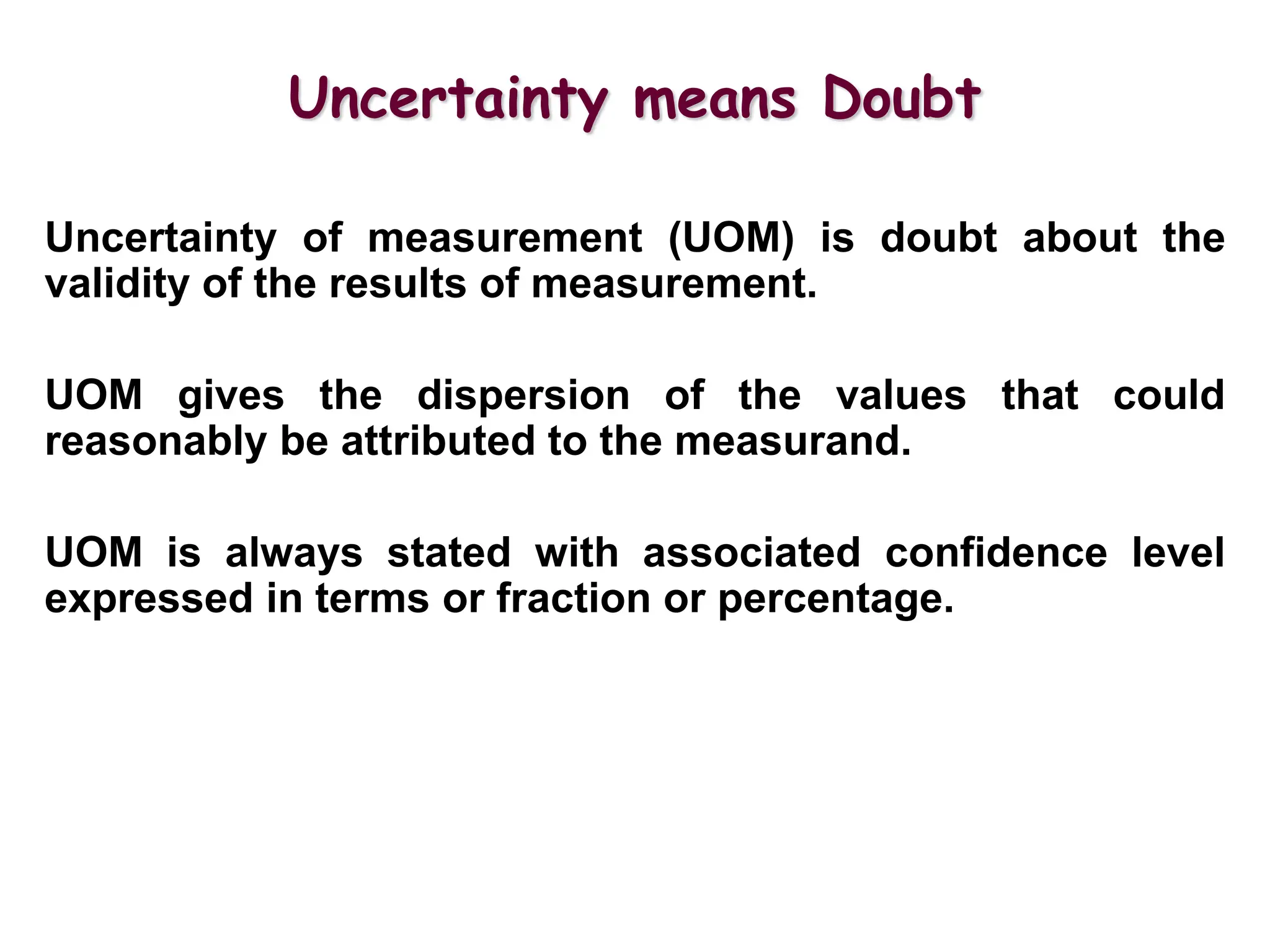 Presentation on Measurement Uncertainity.ppt