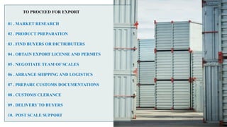IMPORT EXPORT PROCEDURE AND DOCUMENTATION .FUNCTIONS OF IMPORT AND ...
