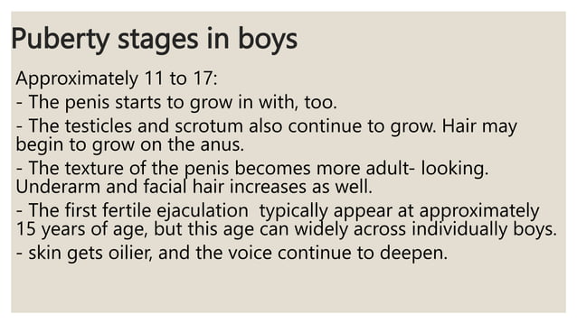 Presentation (1).pptx Further sexual development occurs puberty | PPT