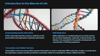 Presentation1 it about the biology explaining marvel of dna replication ...