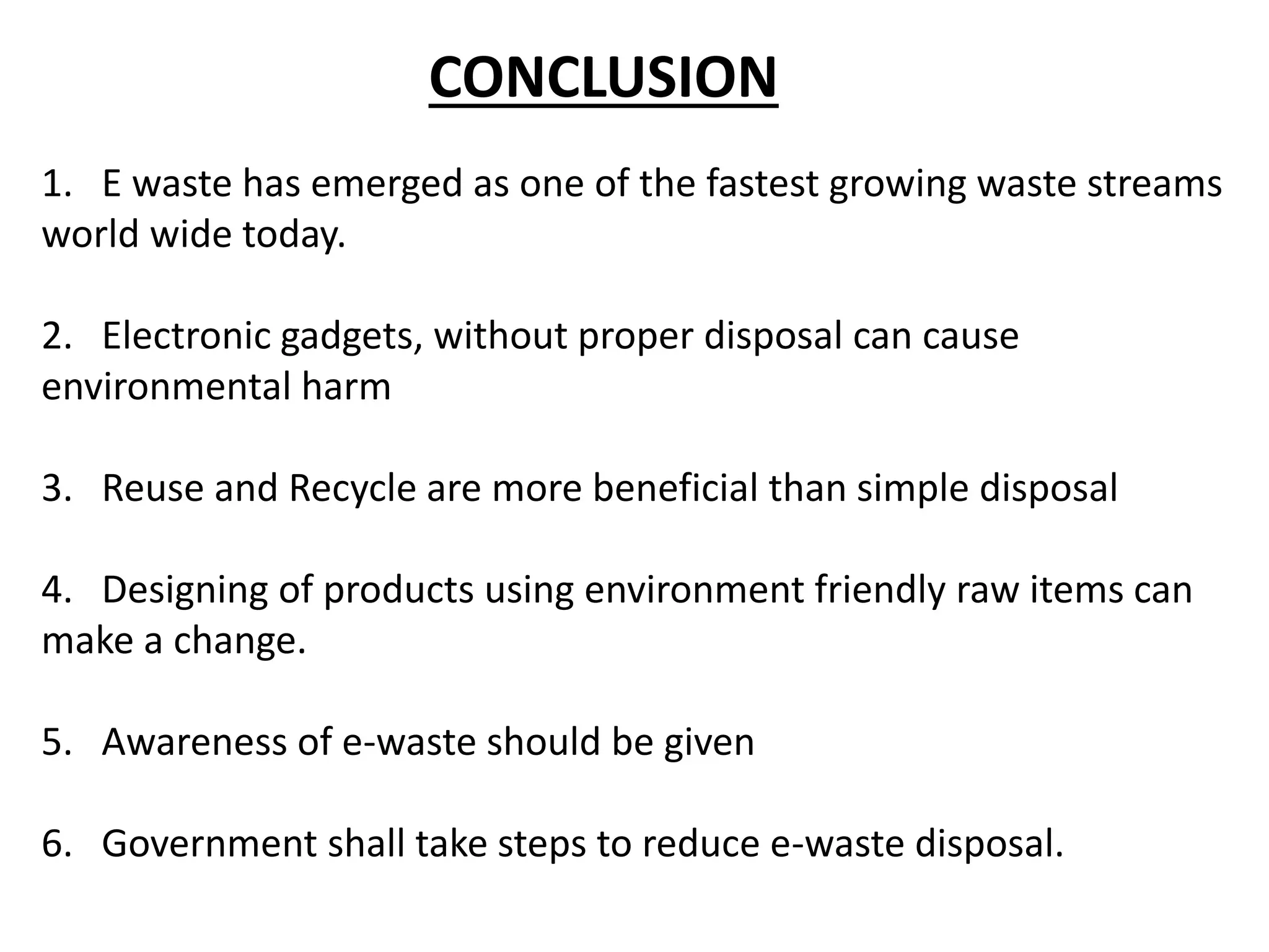 E-waste management PPT by Ali.S......... | PPTX
