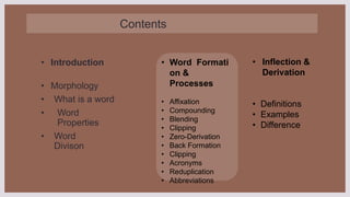 Word Formation in English with fun images | PPTX