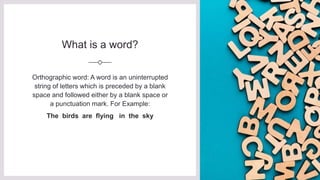 Word Formation in English with fun images | PPTX