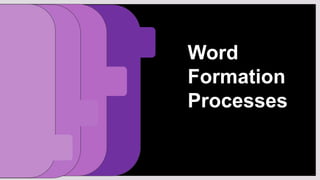 Word Formation in English with fun images | PPTX