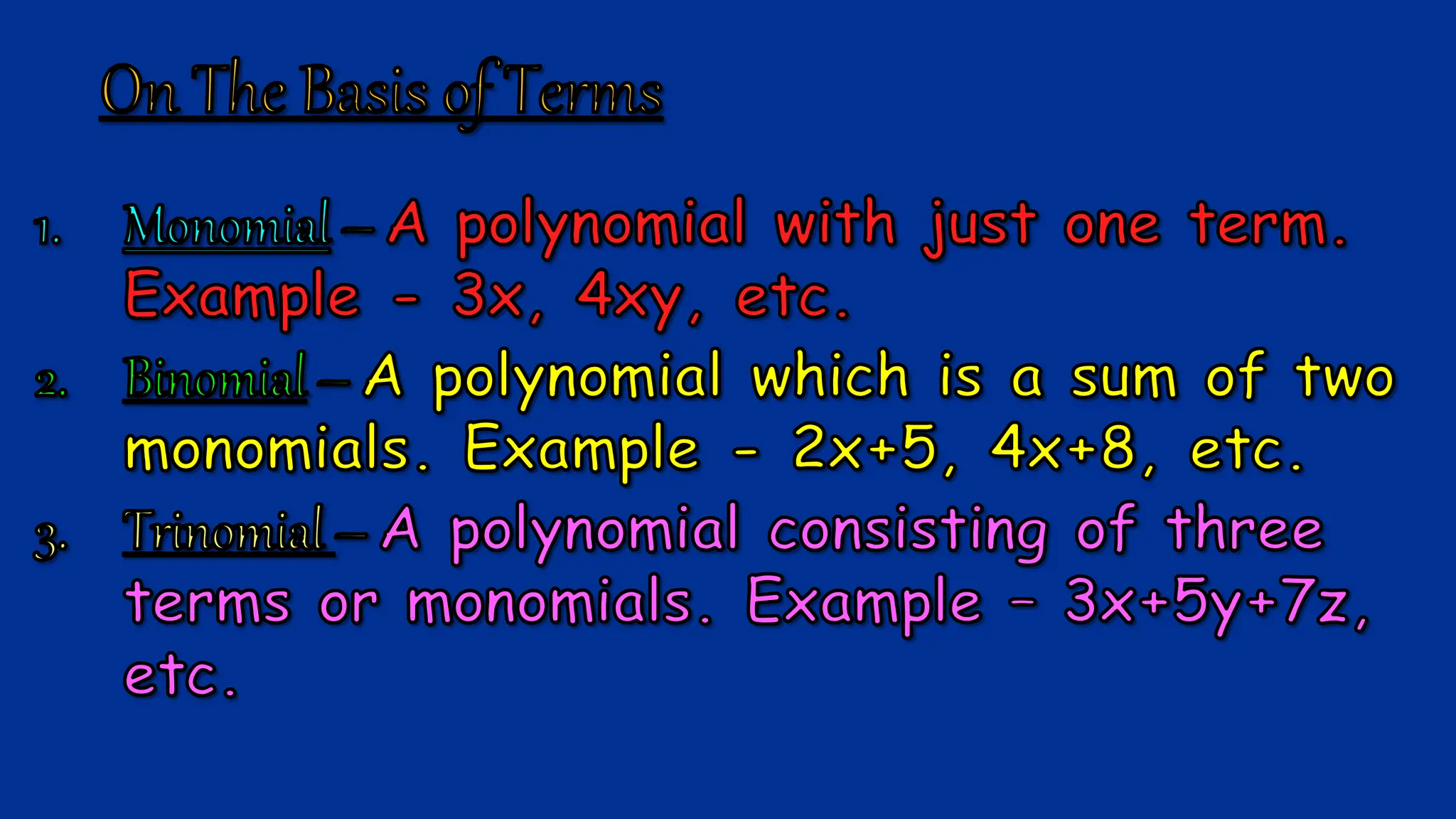 Class 10, Maths- Ch-2, Polynomials ppt./ | PPTX