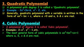 Class 10, Maths- Ch-2, Polynomials ppt./ | PPTX