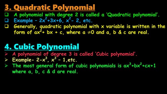 Class 10, Maths- Ch-2, Polynomials ppt./ | PPTX | Physics | Science