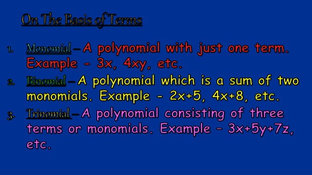 Class 10, Maths- Ch-2, Polynomials ppt./ | PPTX | Physics | Science