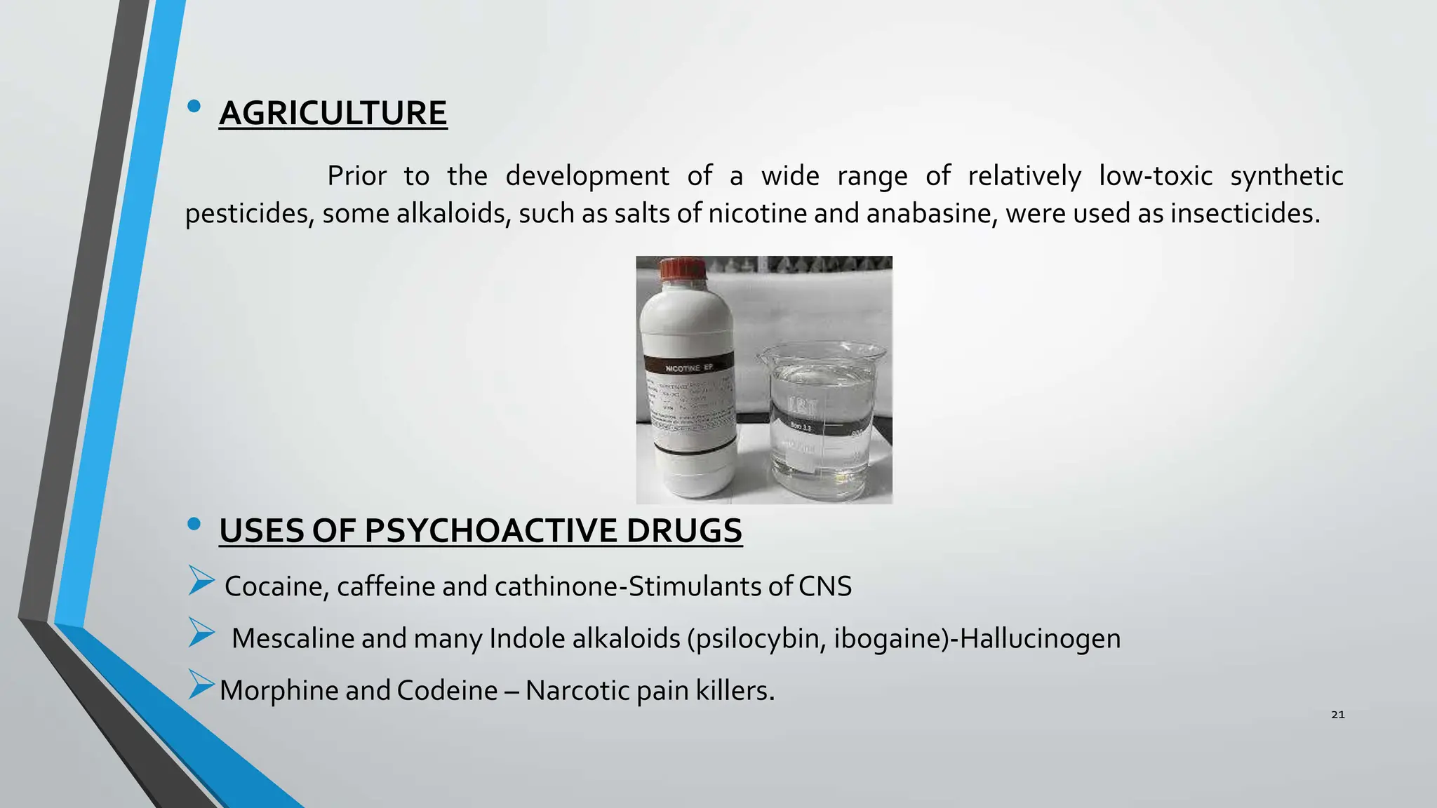 Alkaloids: types, biosynthesis and functions | PPTX