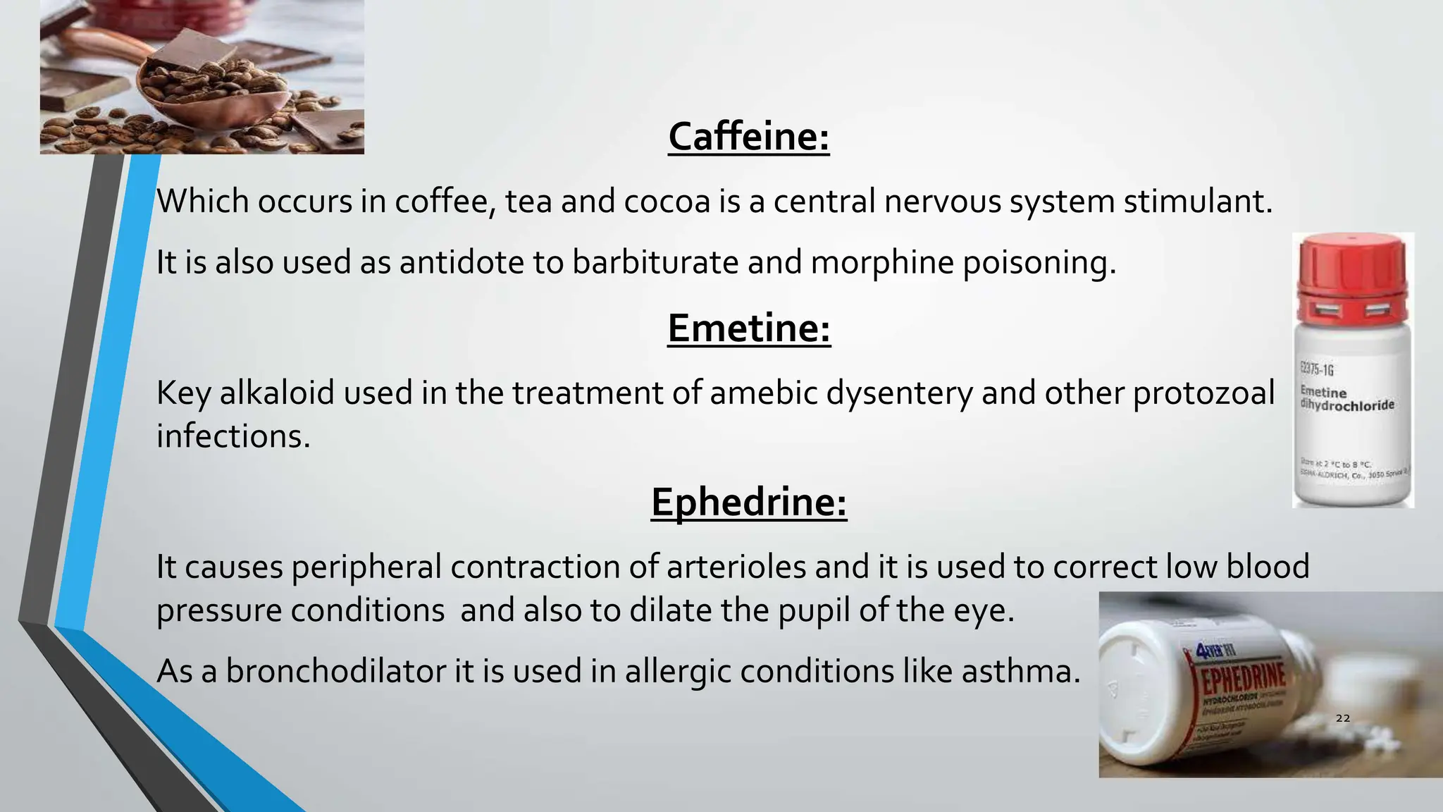 Alkaloids: types, biosynthesis and functions | PPTX