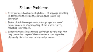 Torque converter In automobile engineering | PPTX